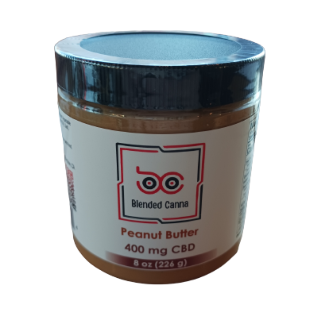 Peanut Butter for Pets 400mg Pure CBD 8oz (226g) - Blended Canna